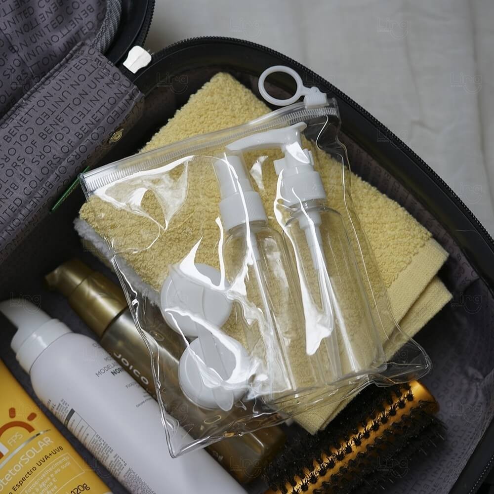 Kit Viagem Com 5 Peças Personalizado | Lira Brindes