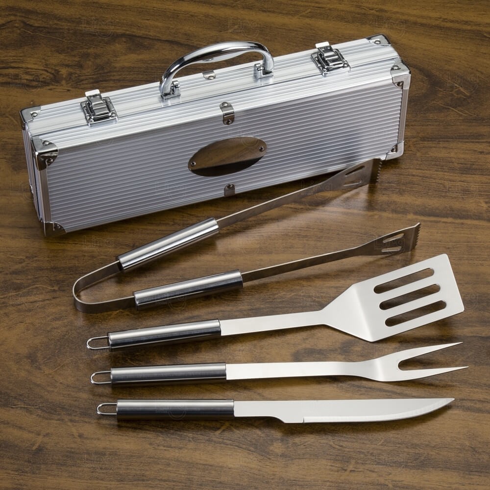 Kit Churrasco Personalizado - 4 peças Kit Churrasco Personalizado - 4 peças